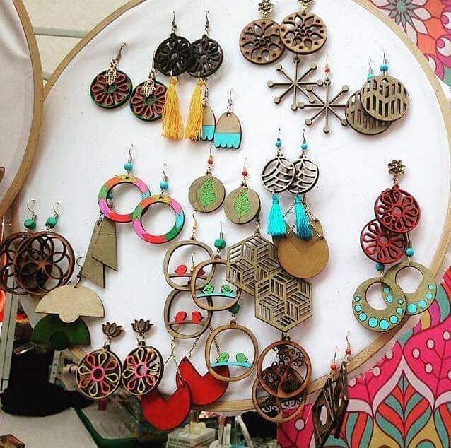 Wooden jewellery store