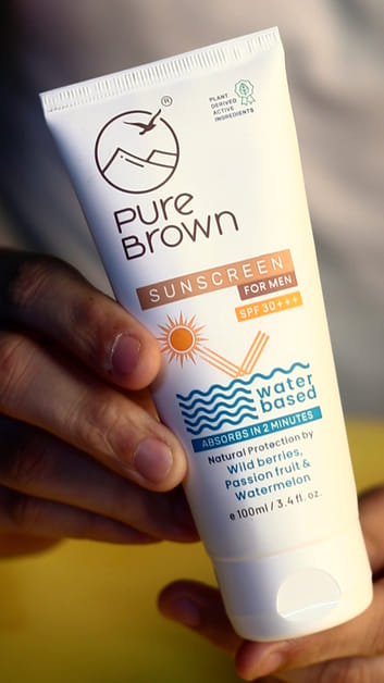 Shop Sunscreen For Men From Pure Brown Online | LBB